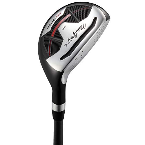 MacGregor Golf CG3000 +1 Inch Golf Clubs Set with Bag, Mens Right Hand, Graphite/Steel, Stiff Flex