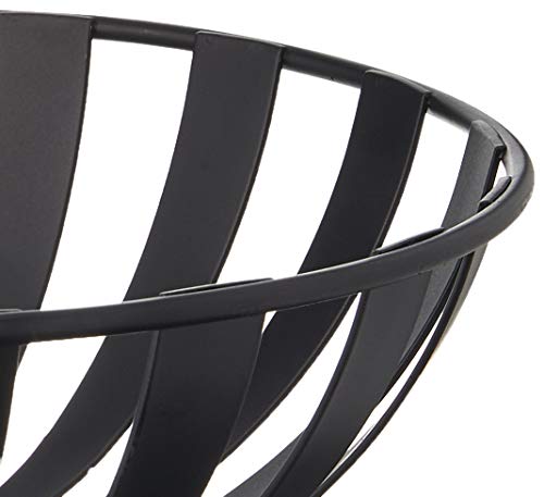 Spectrum Diversified Stripe Fruit Bowl, 1 EA, Black