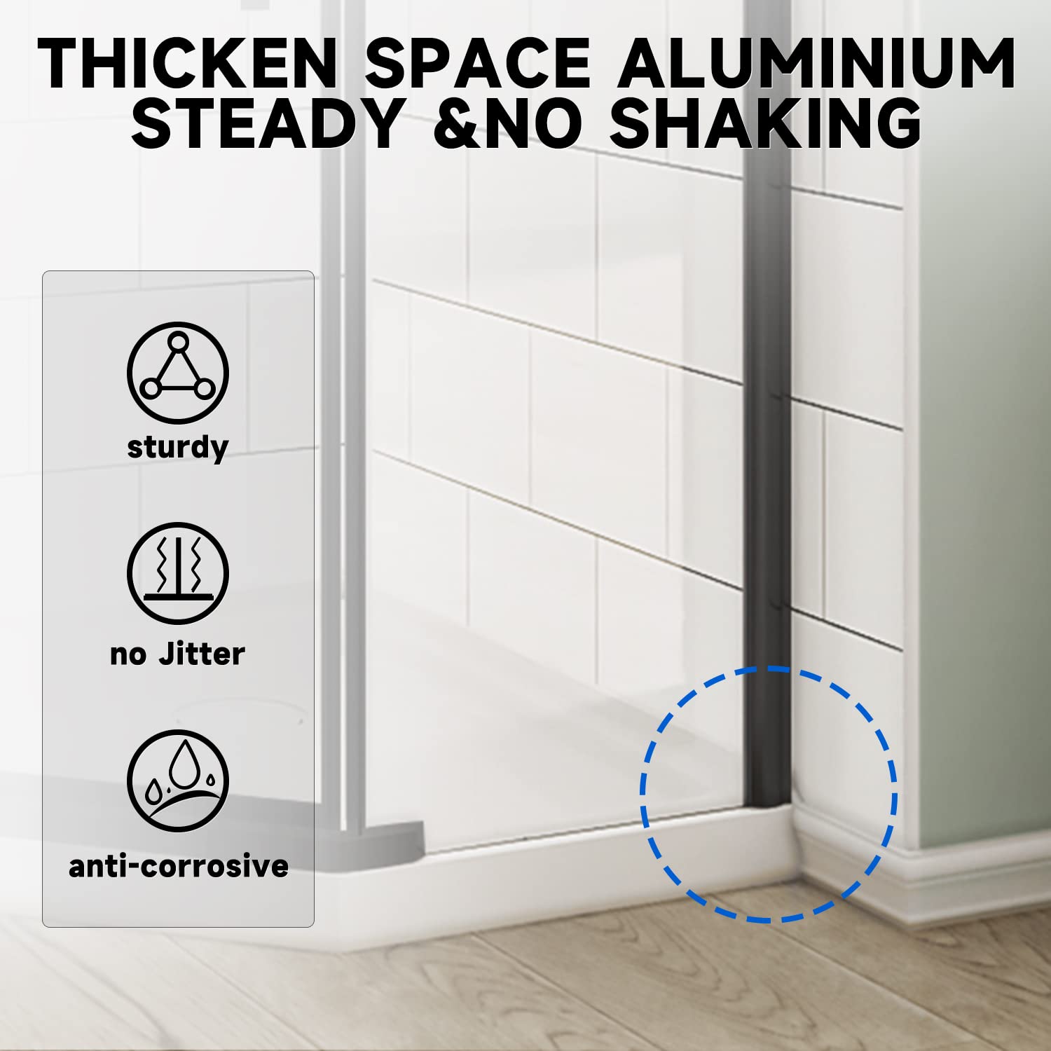 SUNNY Shower Door 36.7 in. x 71.8 in. Frameless Neo-Angle Pivot Shower Doors in Black Finish, 1/4 in. Clear Glass Corner Shower Enclosure