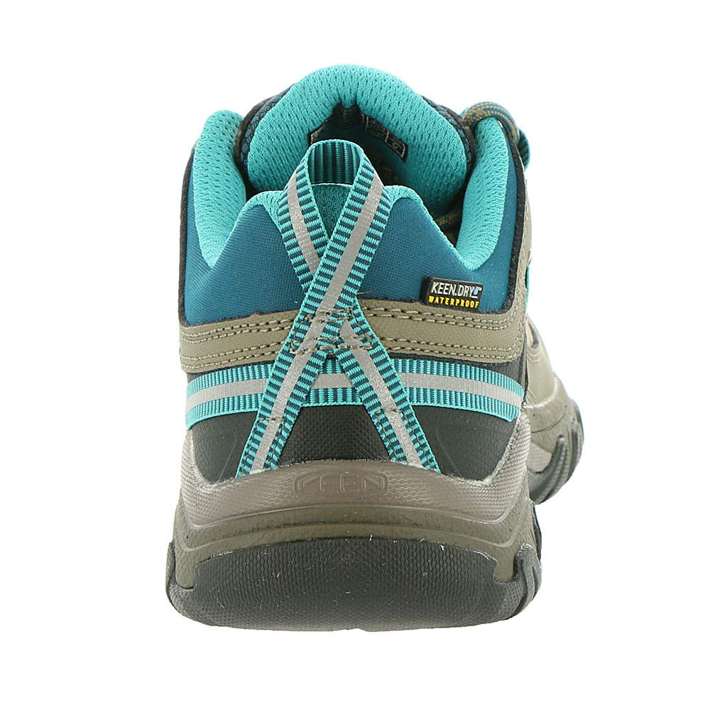 Keen Womens Targhee Exp WP Brindle/Blue Coral 6 B - Medium