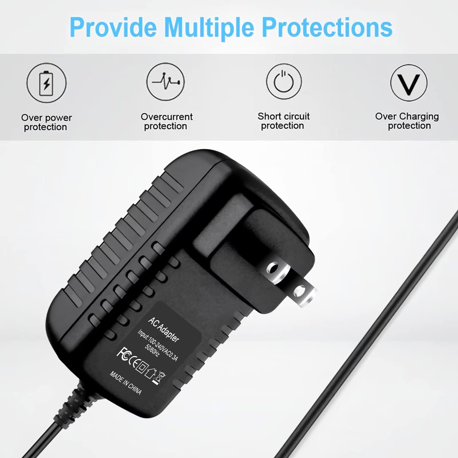 SZSWWPOR 24V 1A 1000MA Output Voltage DC Switching Power Supply Power Adapter Charger