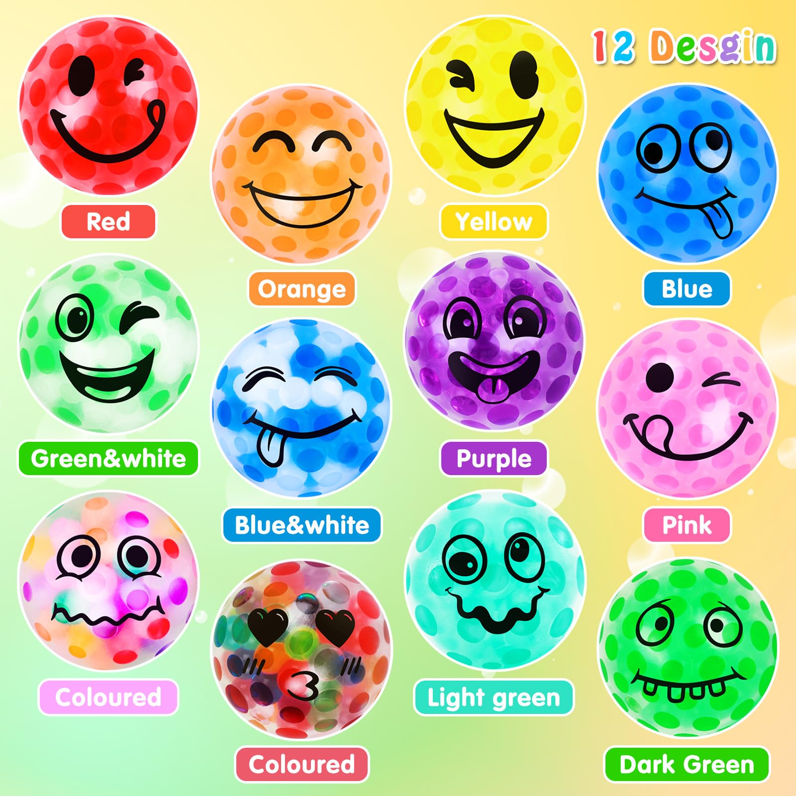 Stress Balls for Kids (18pcs)