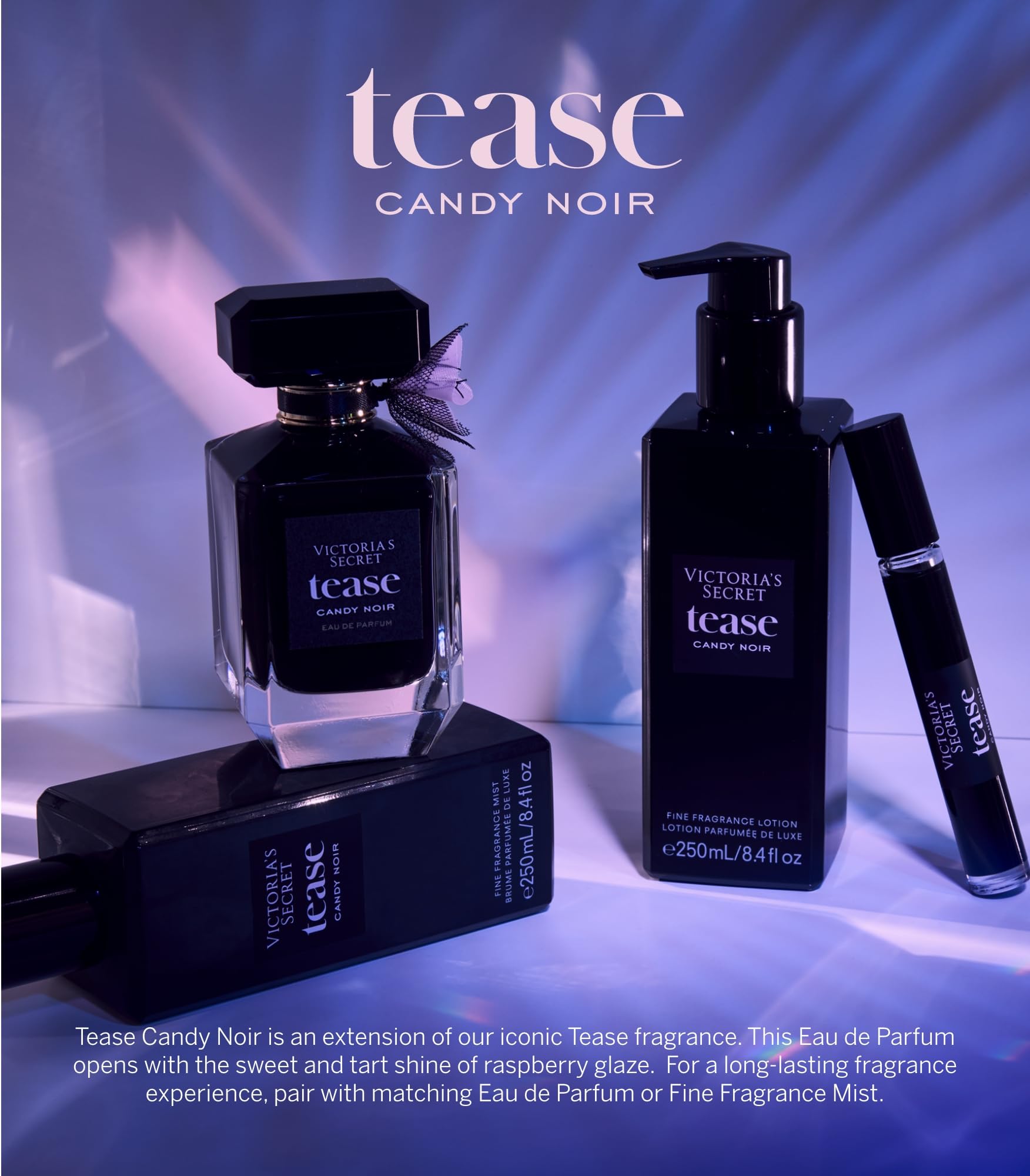 Victoria's Secret Tease Candy Noir Mist & Lotion Set