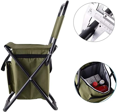 NC Fishing Chair Outdoor Folding Chair with Cooler Bag