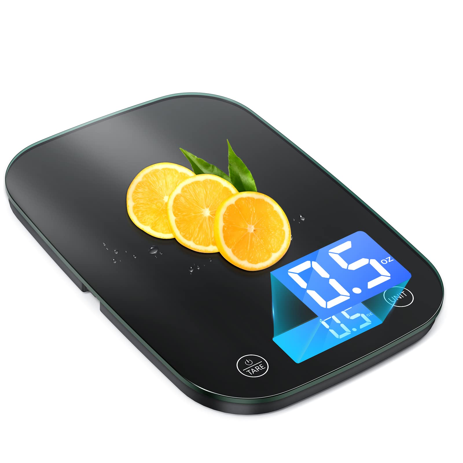 Nicewell Digital Food Kitchen Scale, Scale for Food Ounces and Grams, 22lb/10kg Scale for Cooking, Baking (Black)
