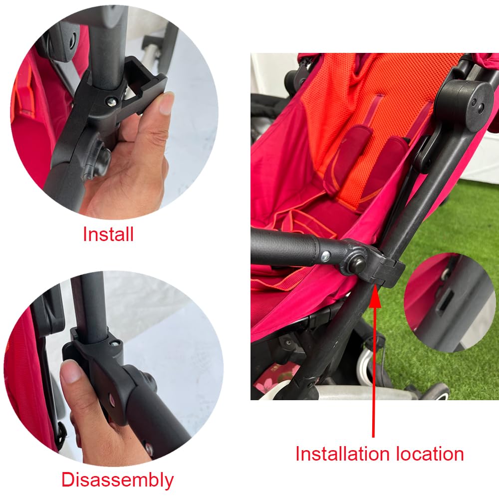 Stroller Accessories Anti-Scratch Bumper Bars Compatible with GB Pockit+ All City Travel Strollers, ALFLD-2, 1.0 Count