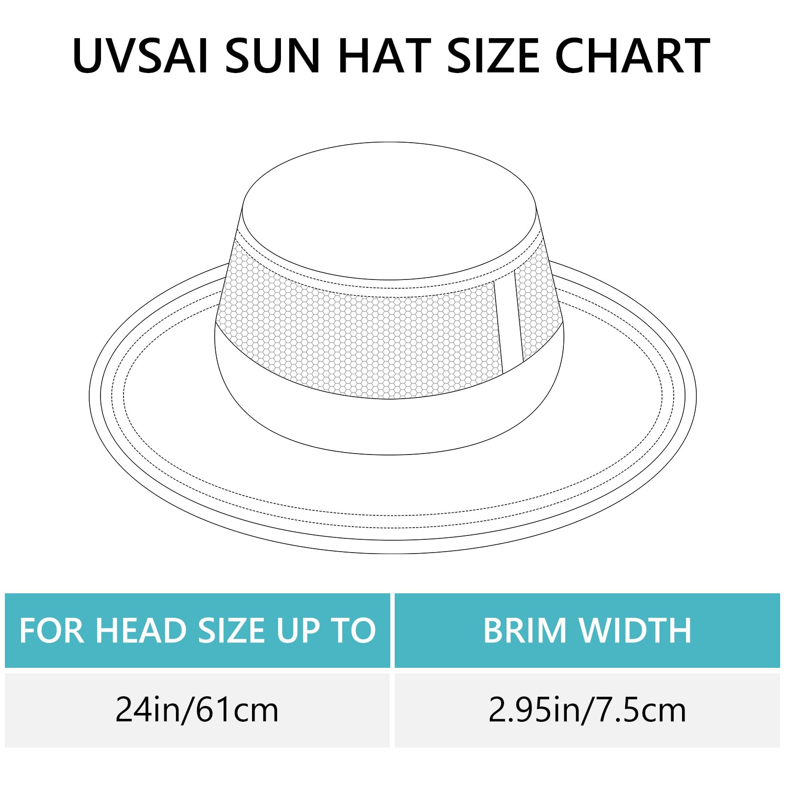 UVSAI UPF 50+ Bucket Sun Hat with Laser Perforated Mesh Cooling Adjustable Breathable Lightweight for Outdoor Men Women White