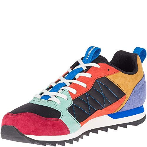 Merrell® Alpine Sport Sneakers for Men – Leather and Nylon Construction – Lightweight EVA Midsole Sport Multi 12 M