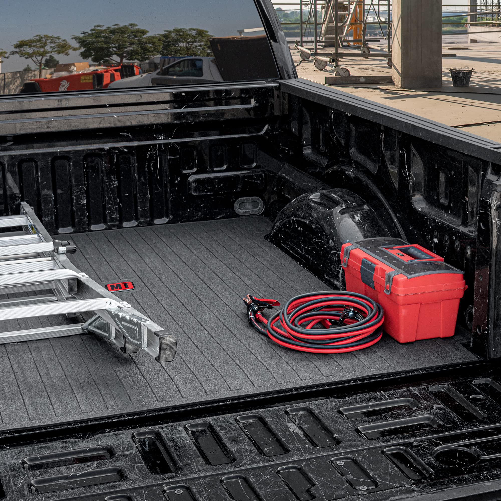 Motor Trend Custom Fit 3D Truck Bed Mat for 2015-2024 Ford F-150 5.5 ft CrewCab Bed Liner, Includes 22-24 Lightning Crew/Super Crew, All Weather Ford F-150 5.5 ft Bed Mat