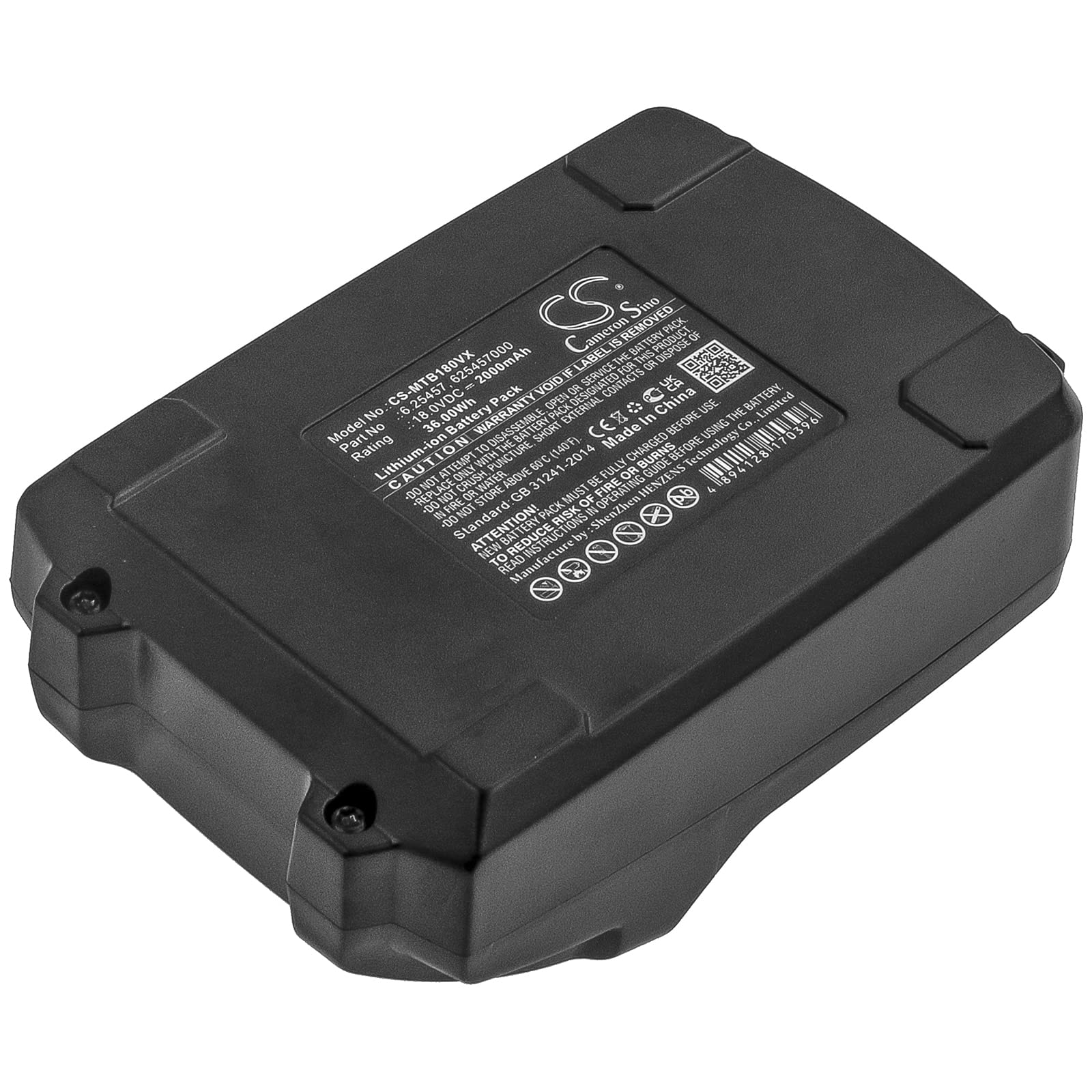 SYTH Replacement for Battery Compatible Metabo 625591000, 625592000, 625596000 SSD 18 LTX, SSD 18 LTX 200 BL, SSD18 LT, SSD18 LTX, SSE 18 LTX Compact, SSW 18, SSW 18 LT (2000mAh/18V)