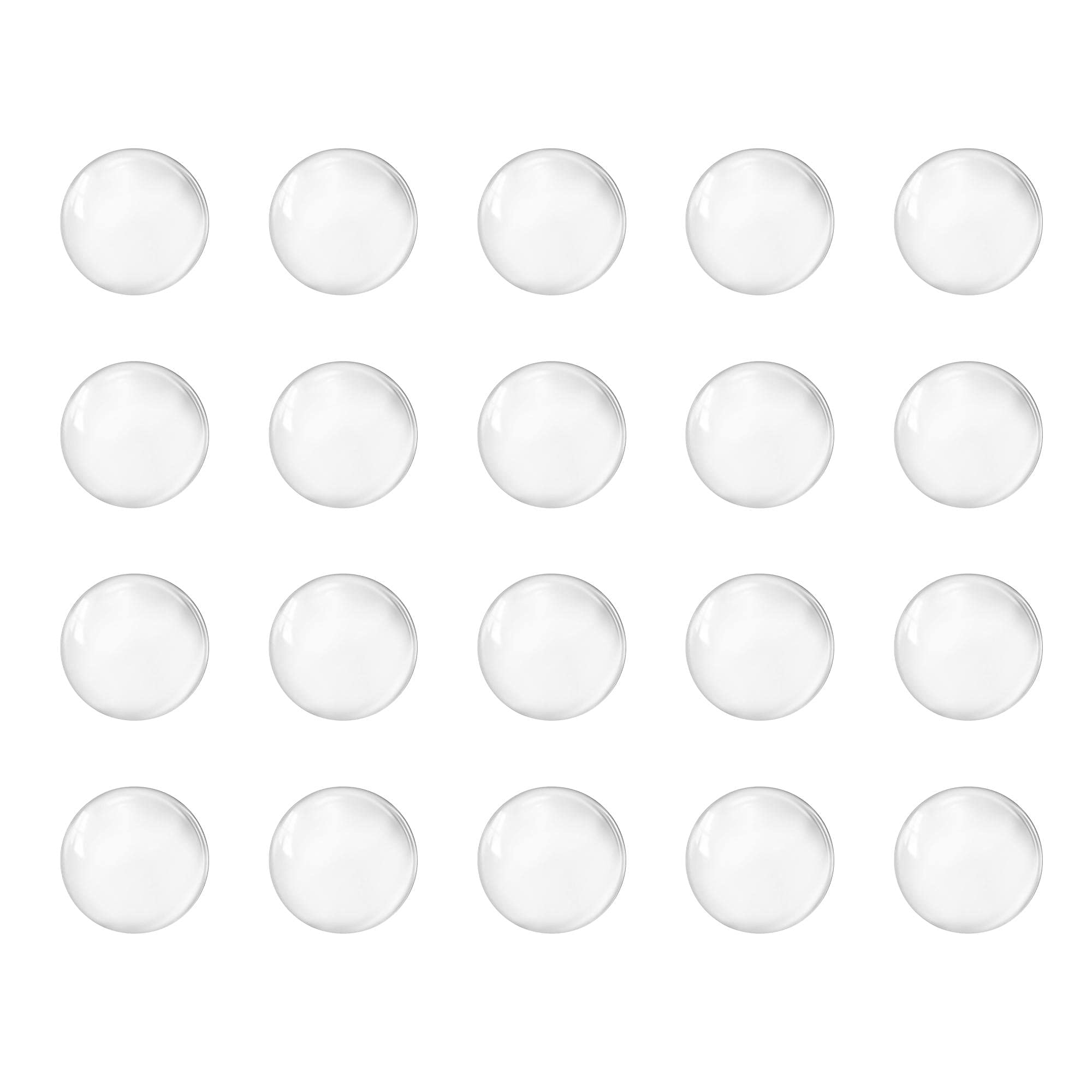 uxcell 9mm Solid Round Clear Glass Ball Boiling Stones Soda Lime Glass Beads 100pcs