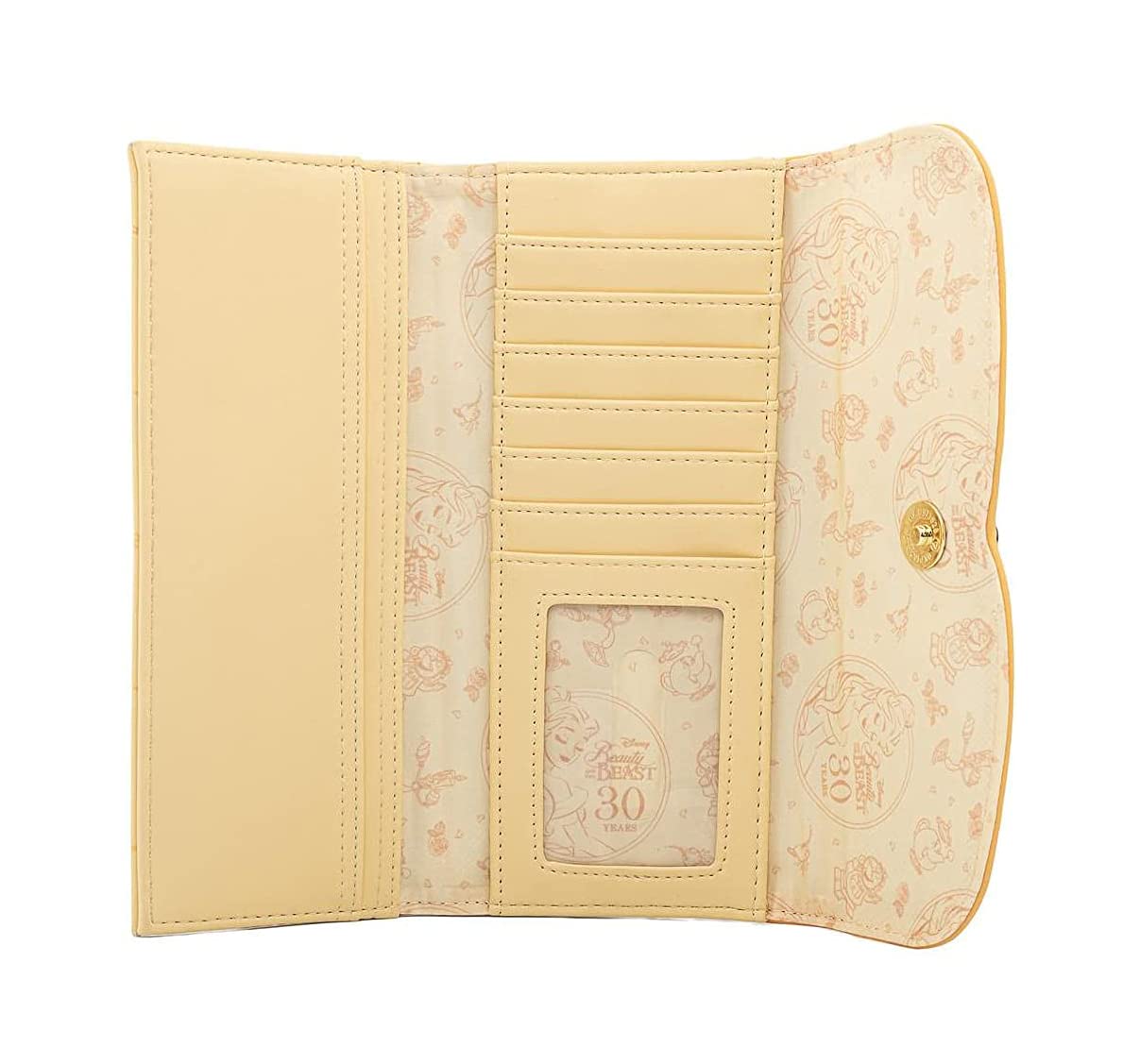 Loungefly Disney Beauty and The Beast 30th Anniversary Belle Cosplay Flap Wallet
