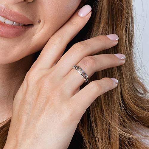 Marina Meiri 925 Sterling Silver Openwork Ring,Womens or Mens I Am My Beloved's in Hebrew and English