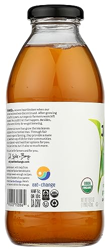 Just Ice Tea Ready To Drink Original Green Tea Unsweetened, Contains Caffeine, Fair Trade, Kosher, USDA Certified Organic, 16 Fluid Ounce (Pack of 12)