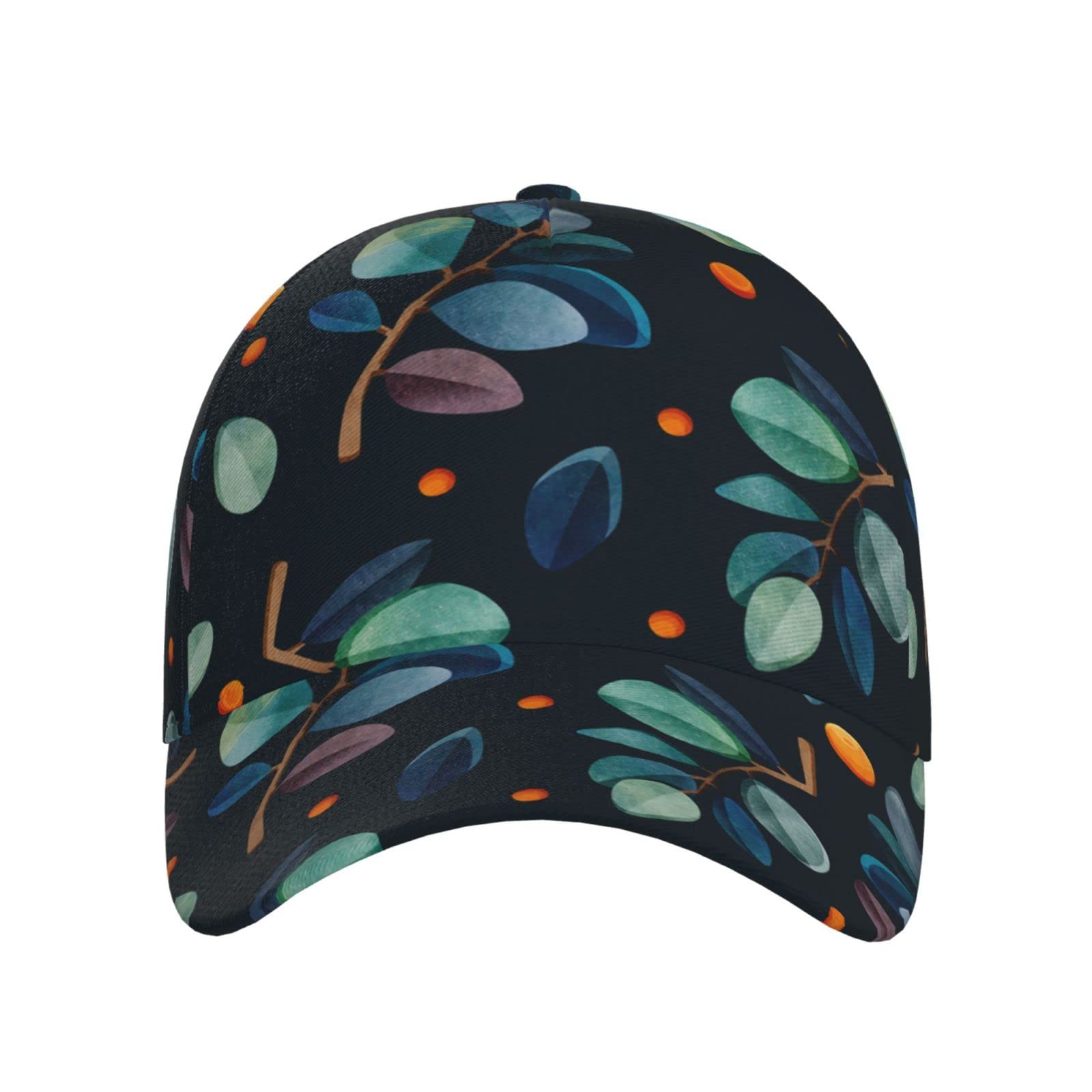 RFUVIWZ Green Leaves Baseball Cap for Men Adjustable Dad Hat for Summer Running Sports Hiking Beach Outdoor Golf Unisex