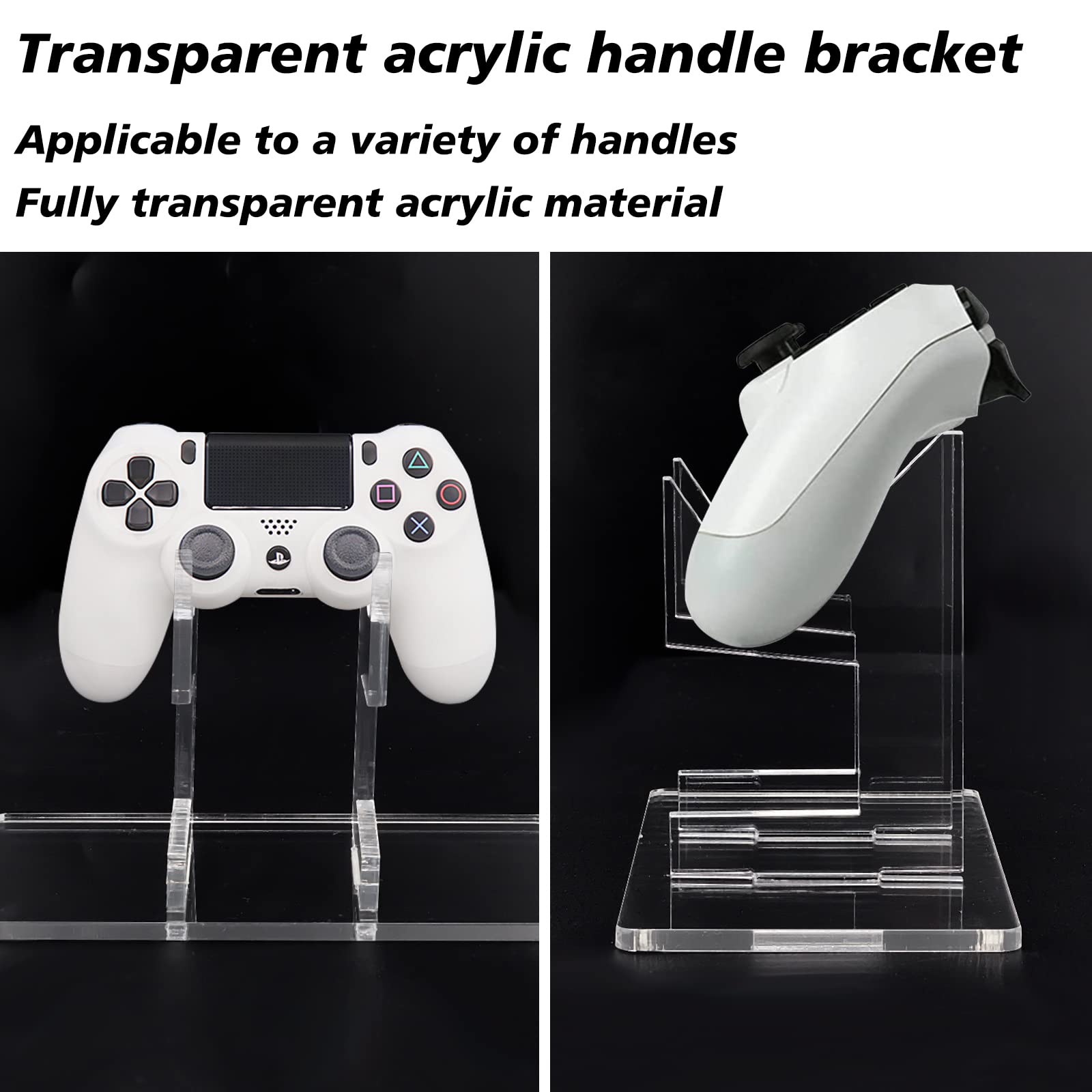 SUPERFINDINGS 2 Sets Game Controller Stand Holder Universal Controller Stand Holder Modern and Retro Game Controllers Gaming Controller Holder for Storage
