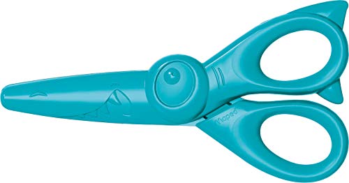 Maped KidiCut Spring-Assisted & Craft Plastic Safety Scissors, Kids, 4.75 Inch, Set of 3 (981727)