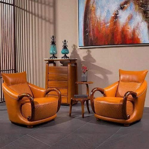 Mysummer 4PCS Round Furniture Bun Feet 2" Tall Replacement for Armchair Sofa Chair Loveseat Ottoman Dresser Legs (Walnut)