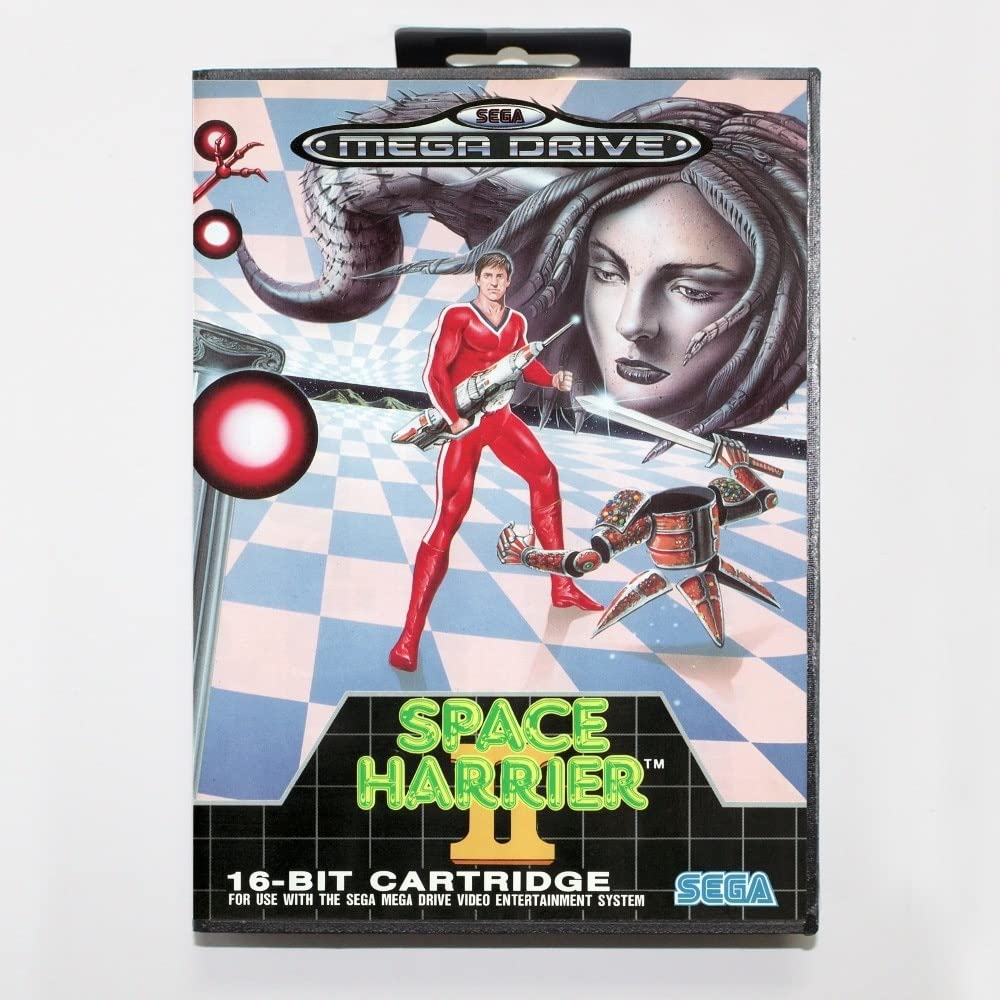 Space Harrier II Game Cartridge 16 Bit MD Game Card With Retail Box For Sega Mega Drive For Genesis (Black)