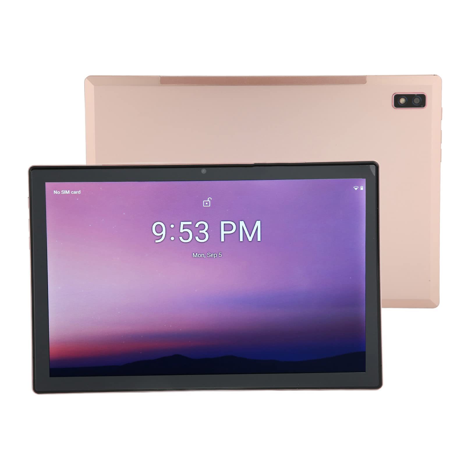Tablet, 10.1 Inch 1280x800 IPS LCD Tablet for 11.0, 4GB RAM 64GB ROM Dual SIM Rose Gold Tablet, Octa Core CPU 4G LTE Calling Tablet for Daily Ife (US Plug)
