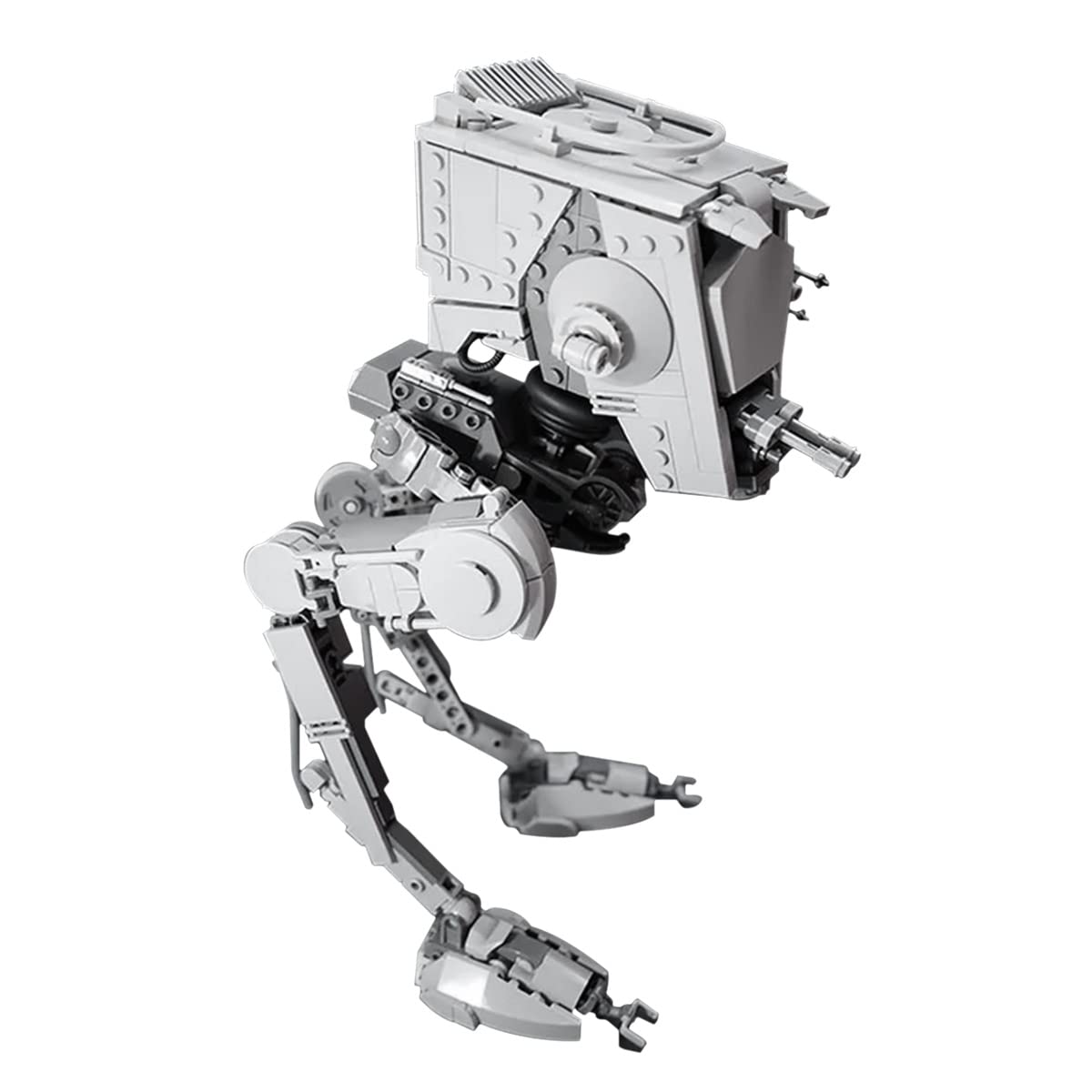 Space Wars Hoth at-ST Building Sets; Construction Toy for Kids Aged 10 and Up, with a Buildable Battle Hoth at-ST Walking Building Blocks for Interstellar Robot Model Collectible (901 Pieces)