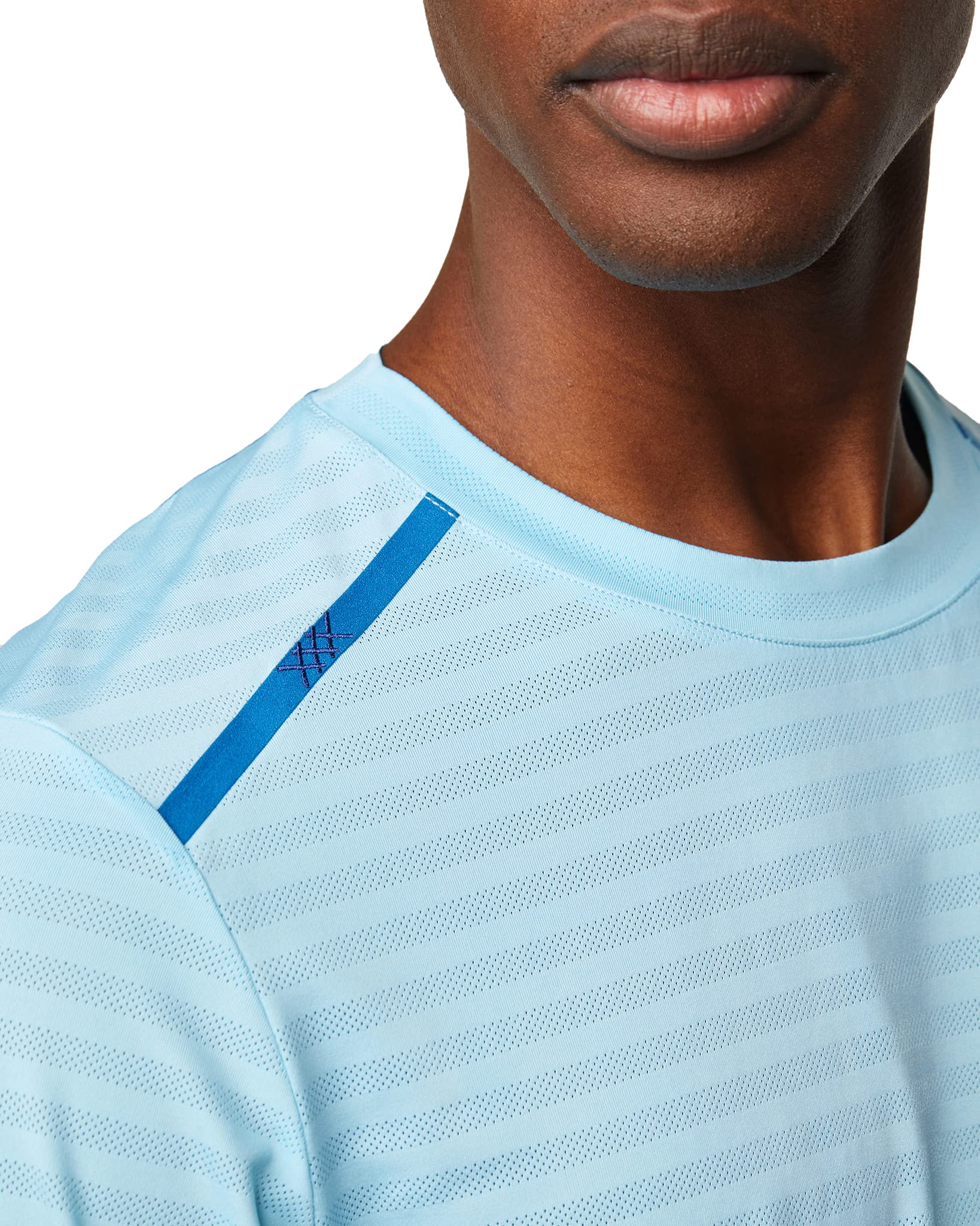 Rhone Men's Swift Short Sleeve, Lightweight Running and Workout Shirt with Anti-Odor, Moisture Wicking Technology (Castaway, Small)