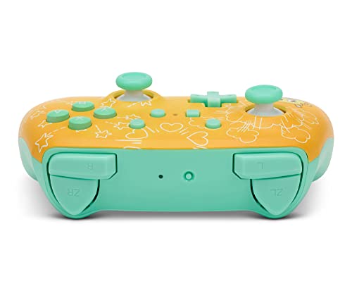 PowerA Enhanced Wireless Controller for Nintendo Switch - Cuphead: Ms. Chalice, Gamepad, game controller, Bluetooth controller, AA Battery
