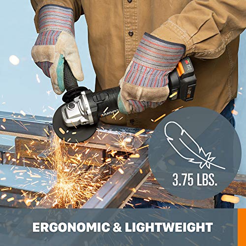 Worx WX812L.9 20V Power Share 4.5" Cordless Angle Grinder with Brushless Motor (Tool Only)