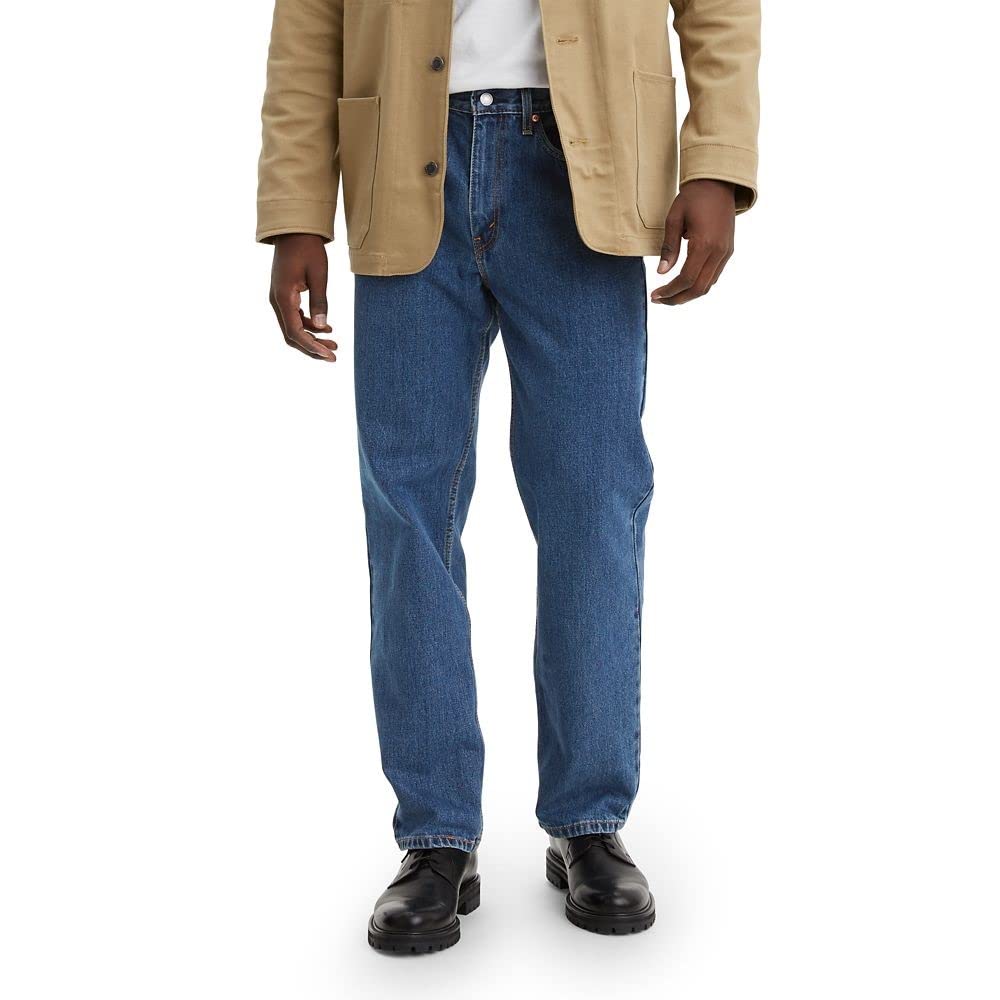 Levi's Men's 550 Relaxed Fit Jeans (Also Available in Big & Tall), Medium Stonewash, 38W x 30L