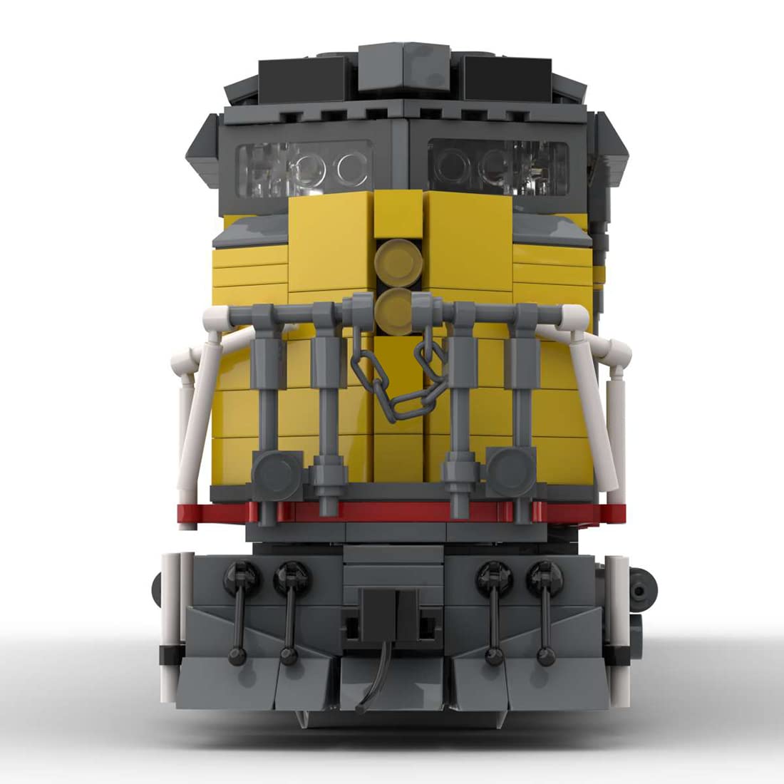 Topoo Big Train Sets RC Steam Locomotive Train Building Kit Express Toy Sets MOC-125311 Model Compatible with Lego Technic City Train - 2262 Pieces