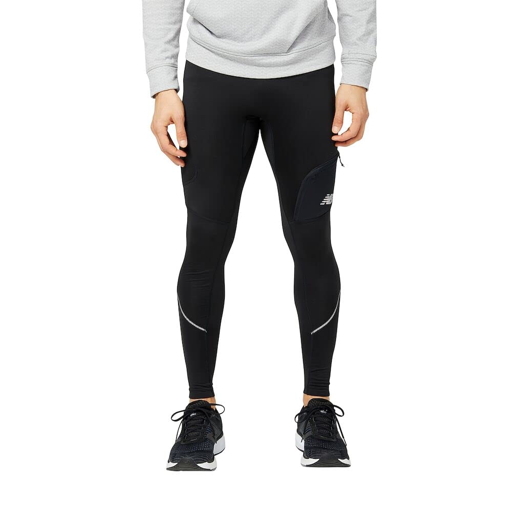 New Balance Men's Impact Run Heat Tight 22, Black, Large