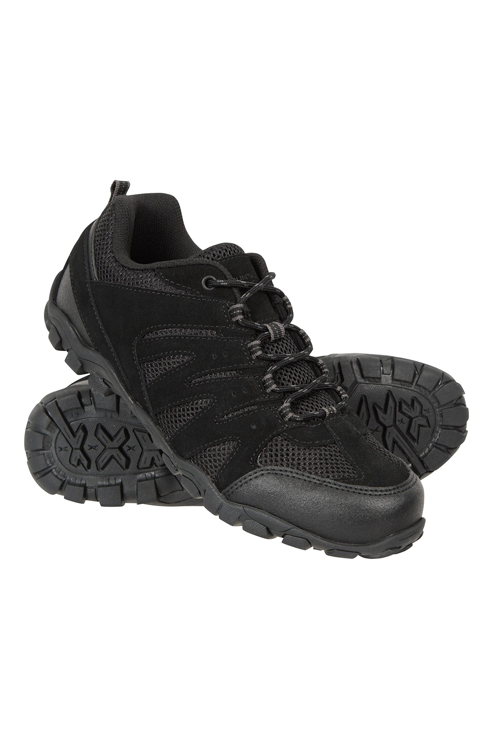 Mountain Warehouse Outdoor Womens Hiking Shoes Walking Sneakers Black Womens Shoe Size 8 US