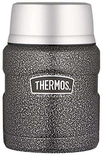 Stainless King Stainless Steel Vacuum Insulated Food Jar (Hammertone) - 470mL