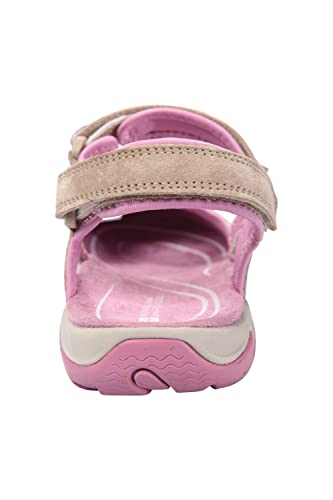 Mountain Warehouse Bournemouth Womens Covered Sandals - For Summer Brown Womens Shoe Size 7 US