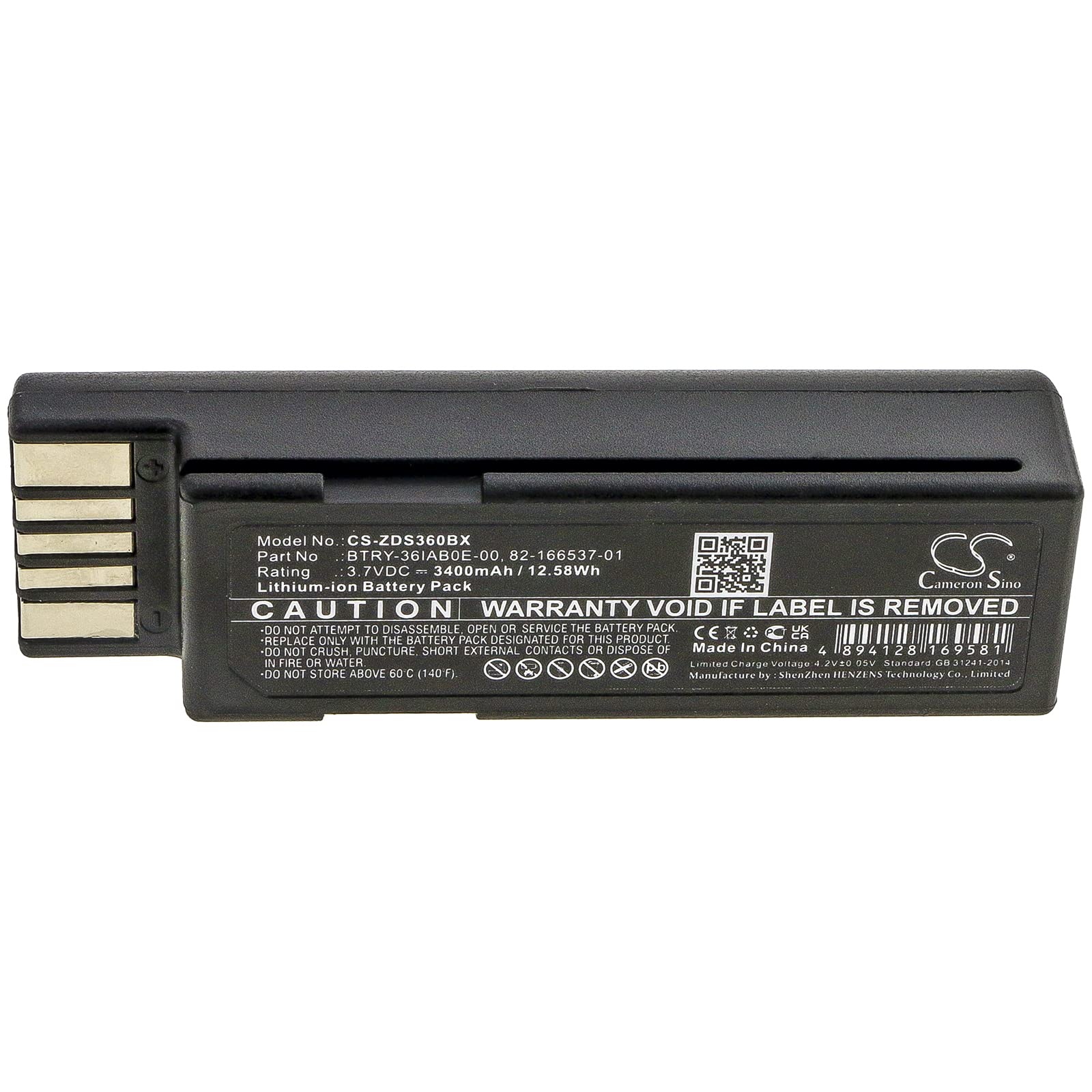 SOLAF 3.7V Compatible with Battery for Zebra 82-166537-01, BTRY-36IAB0E-00 DS3600, DS3678, EVM, LI3600, LI3678, LS3600, LS3678