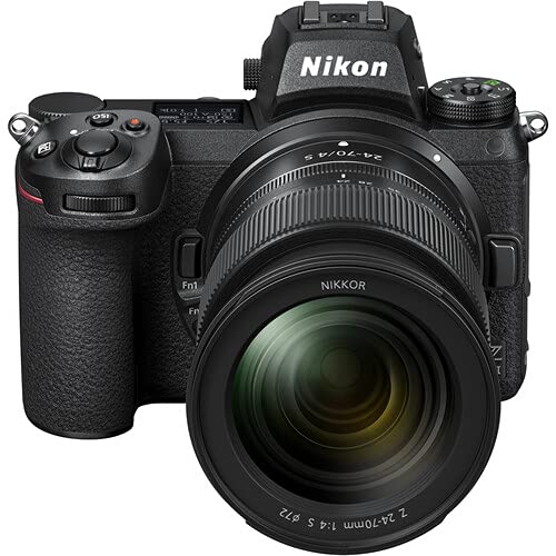Nikon Z7 II Mirrorless Camera with 24-70mm f/4 Lens + Case + 64GB Memory(26pc)