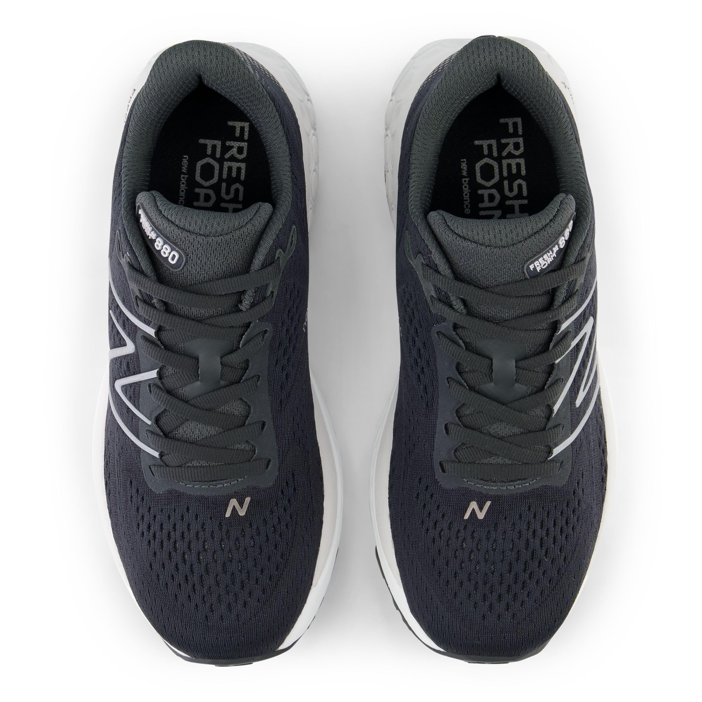 New Balance Women's W880K13 Running Shoe, Blacktop/Black/Silver Metallic, 10 Wide