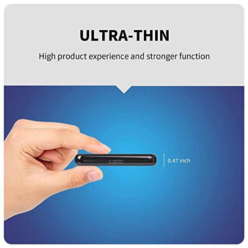 U&D 750GB 2.5 inches Portable External Hard Drive USB3.0 Mobile HDD Storage Compatible for PC, Desktop, Laptop, Mac, MacBook, Chromebook, Xbox One, Xbox 360, PS4 (750GB, Grey) UK-XJL-SXT-N21