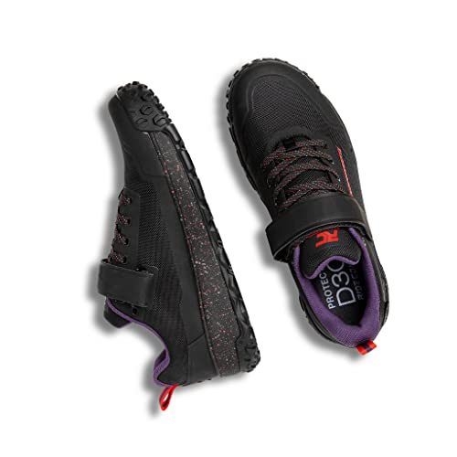 Ride Concepts Men's Tallac Clip Bike Shoe Black/Red, 8.5 M US