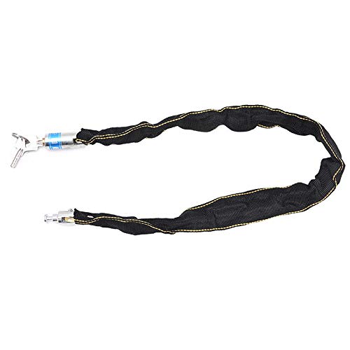 RUKDA Bicycle Lock Reinforced Metal Heavy Motorbike Motorcycle Bicycle Chain Lock with Keys Bike Lock
