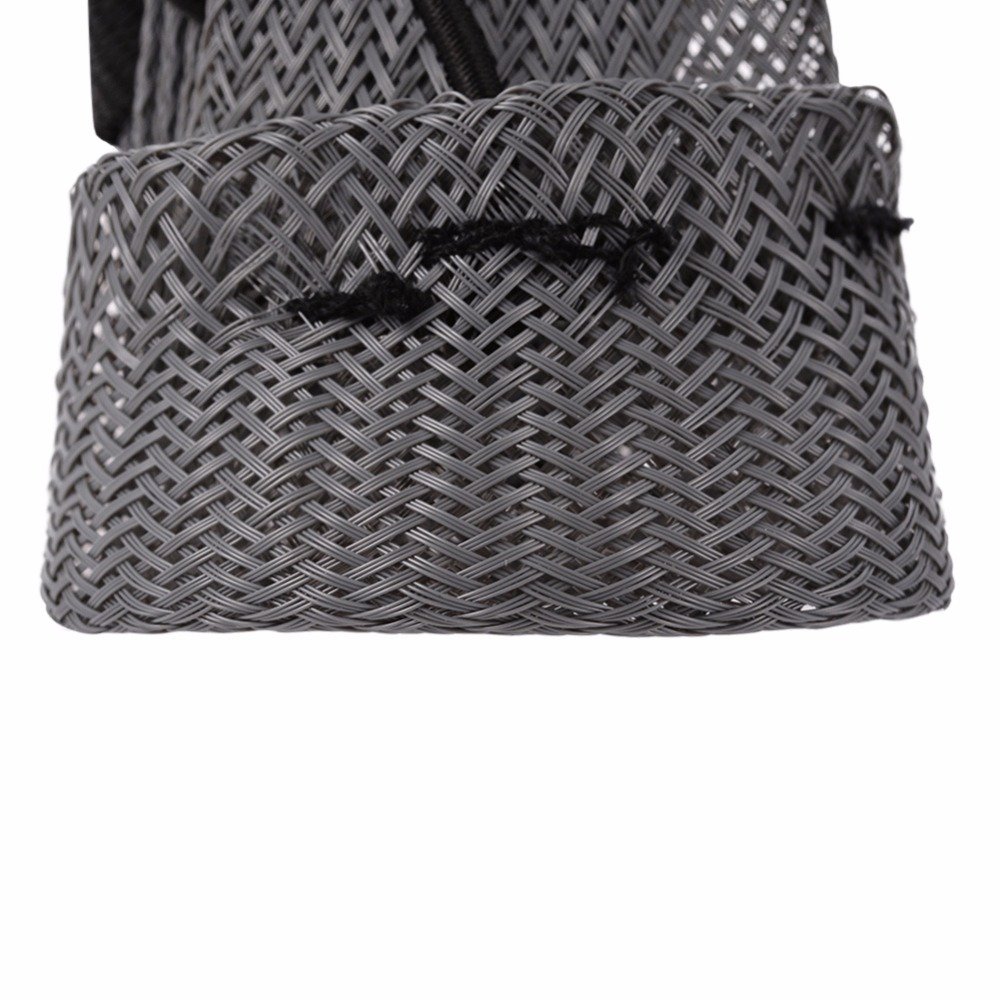 LZLRUN 2Pcs Expanable Braided Mesh Jacket Wrap Casting Fishing Rod Sleeve Cover Pole Glover Tip Protector Bag Sock Fishing Tools