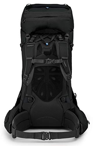 Osprey Aether 65L Men's Backpacking Backpack, Black, L/XL