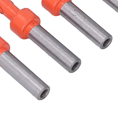 Taper Drill, 5 Set Countersink Drill Bit Kit Deep Chip Groove Long Life Span Easy to Carry Professional for Woodworking