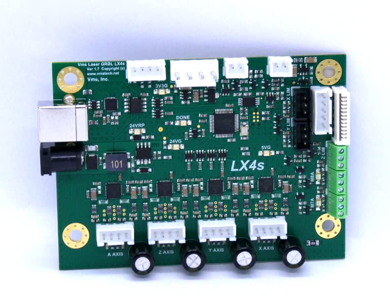 Vms LightBurn & Laser GRBL Compatible LX4s Enhanced C02 Laser Controller Board