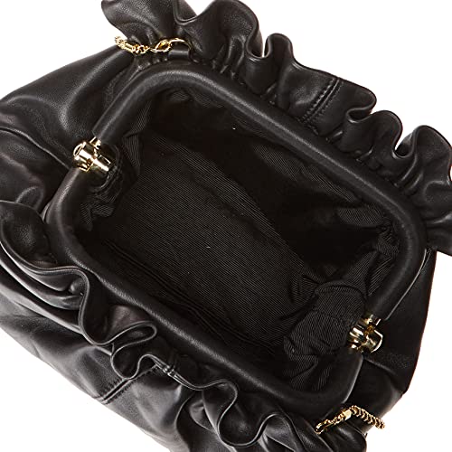 Loeffler Randall womens Mini Cinch Clutch, Black, Small US