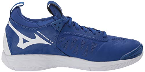 Mizuno mens Wave Momentum Volleyball Shoe, True Blue-white, 8.5 US