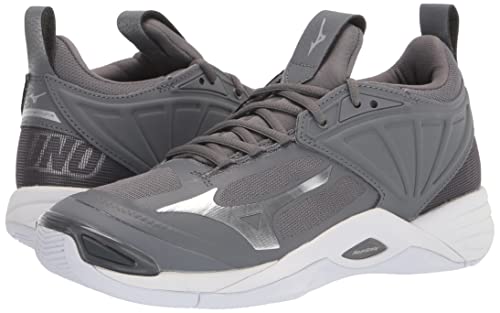 Mizuno Women's Wave Momentum 2 | Women's Indoor Volleyball Shoe | Grey | US Women's 8