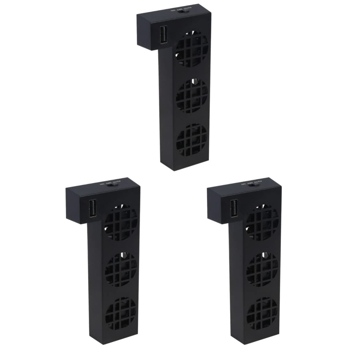 SOLUSTRE Coolers 3 pcs for One Black External Temperature Machine Game X Control Fan Cooling Fans with Console System Gaming USB Cooler Rear Compatible Joycon
