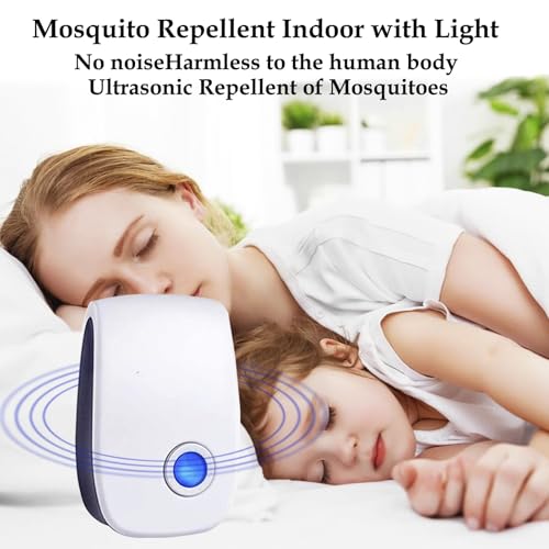Ultrasonic Pest Insect Repeller 10 Pack Repellent Plug in, Mosquito Repellent, Rodent Repellent Indoor Ultrasonic Pest Control Roach, Mice, Spider Insects Mosquito Rodent Repellent