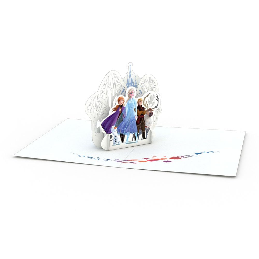 Lovepop Disney Frozen 2 Notecards 4 Pack - Pop Up Cards, Holiday Notecards, 3D Cards, Greeting Cards
